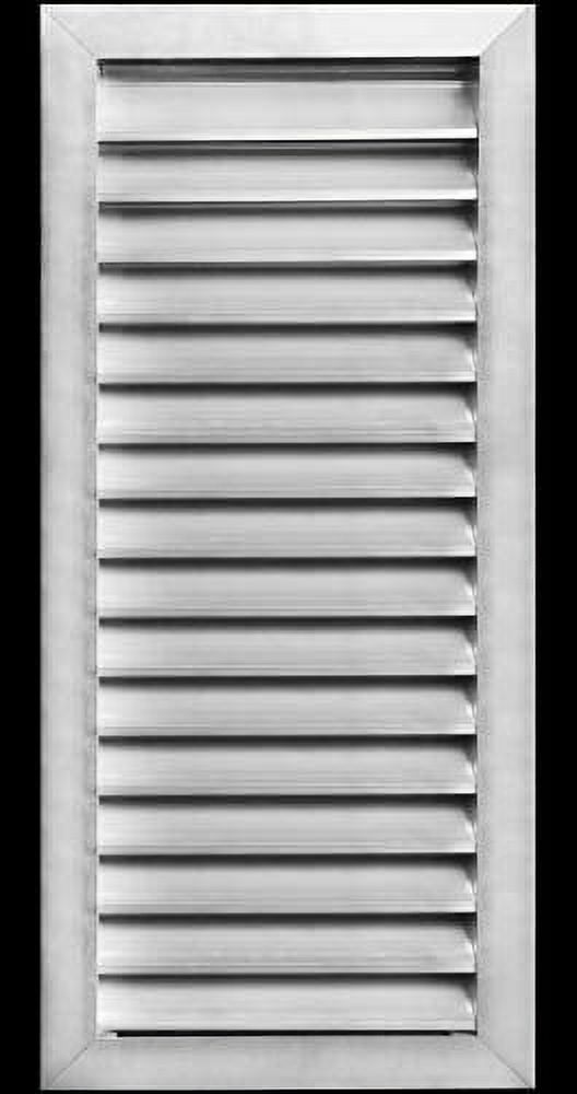 16"w X 36"h Aluminum Outdoor Weather Proof Louver - Rain & Waterproof ...