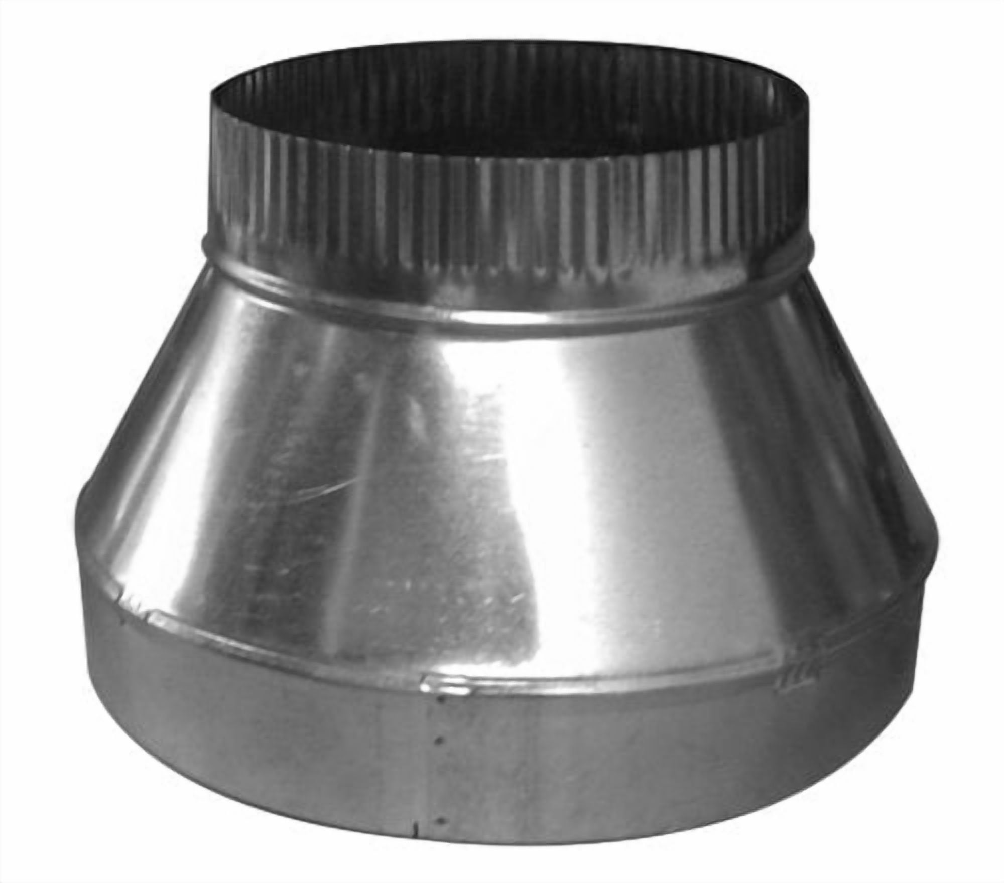 16" x 10" Duct Reducer, Single Wall Galvanized Metal Fitting HVAC ...