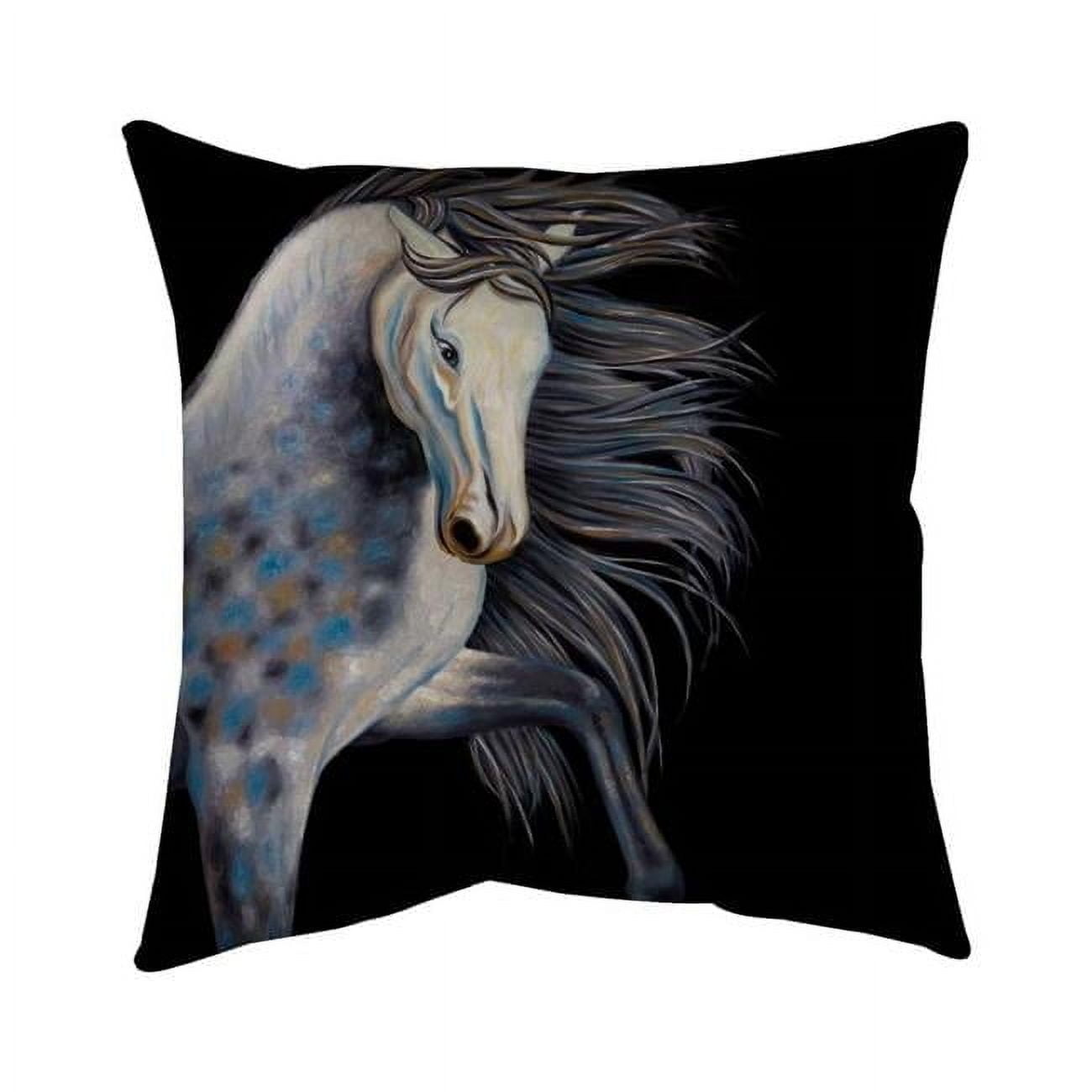 16 x 16 in. Abstract Horse-Double Sided Print Indoor Pillow Cover - Walmart.com