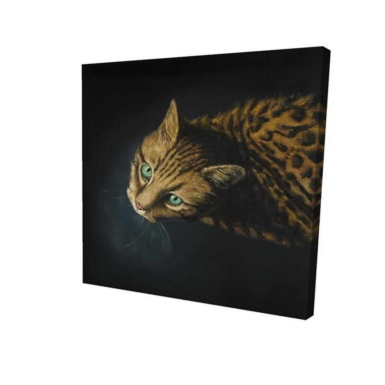 16 x 16 in. Bengal Cat-Print on Canvas - Walmart.com