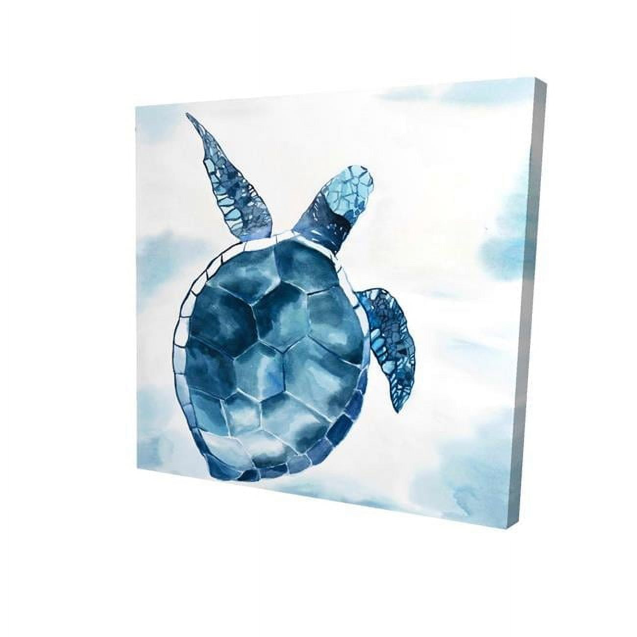 16 x 16 in. Blue Turtle-Print on Canvas - Walmart.com