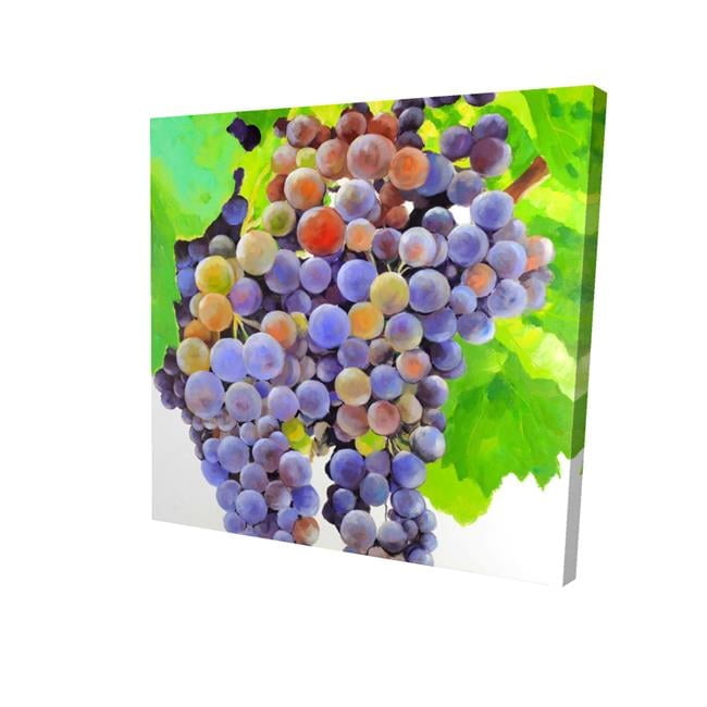16 x 16 in. Bunch of Grapes-Print on Canvas - Walmart.com