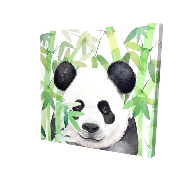 16 x 16 in. Hidden Panda In Bamboo-Print on Canvas - Walmart.com