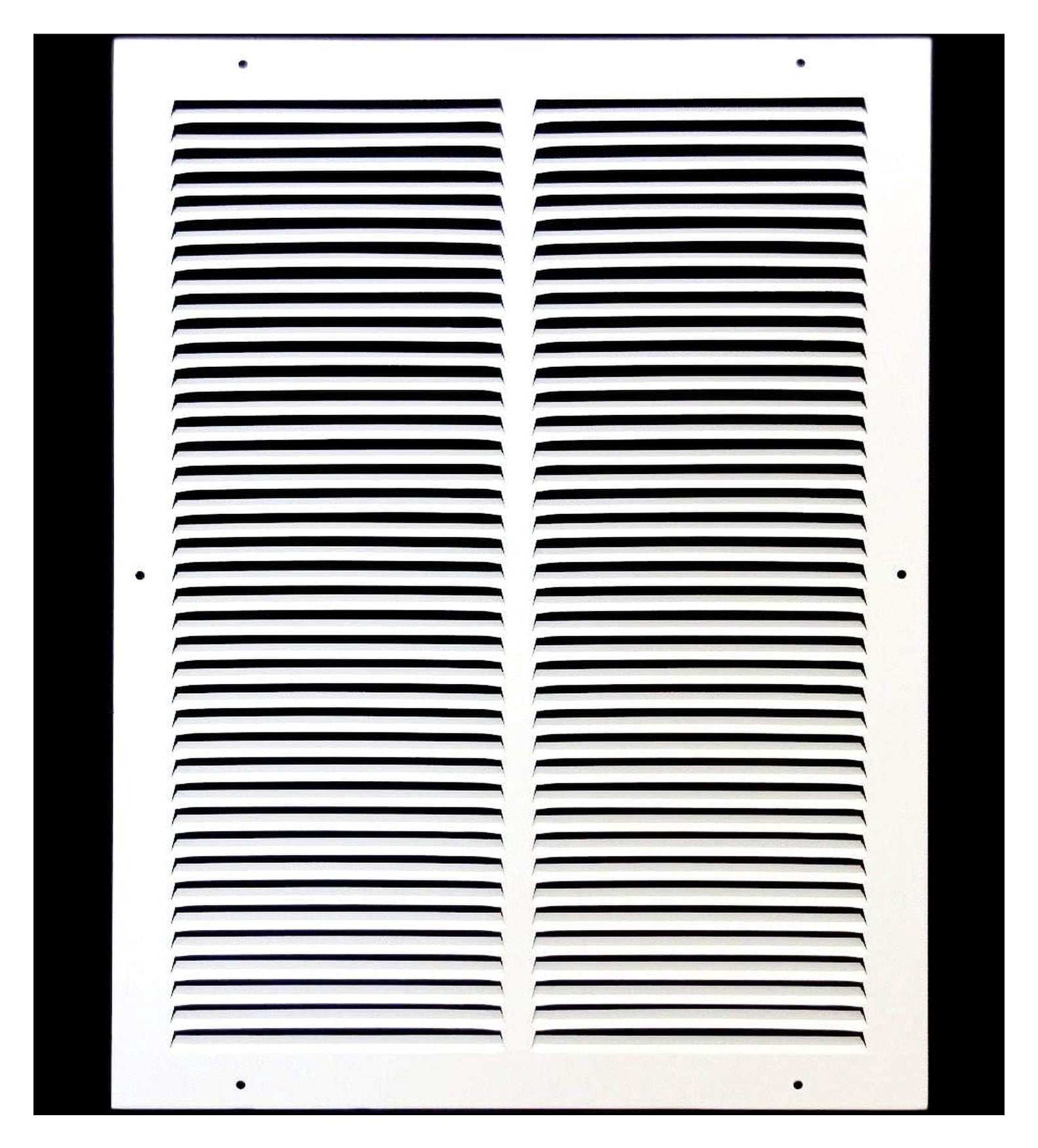 16'' x 18'' [Duct Opening] Flat Stamped Steel Return Air Grille ...