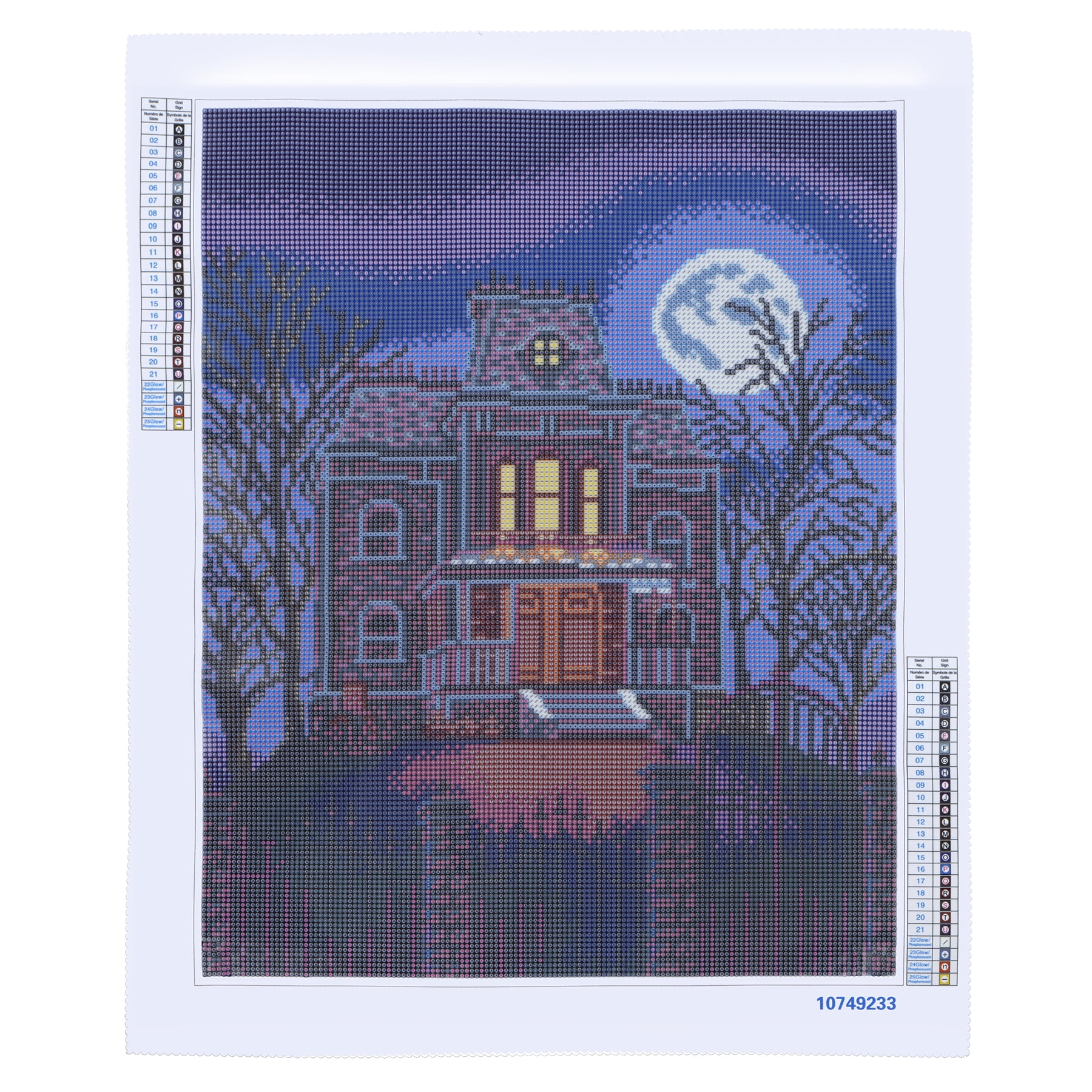 16" x 20" Haunted House Diamond Art Kit by Make Market®-Halloween ...