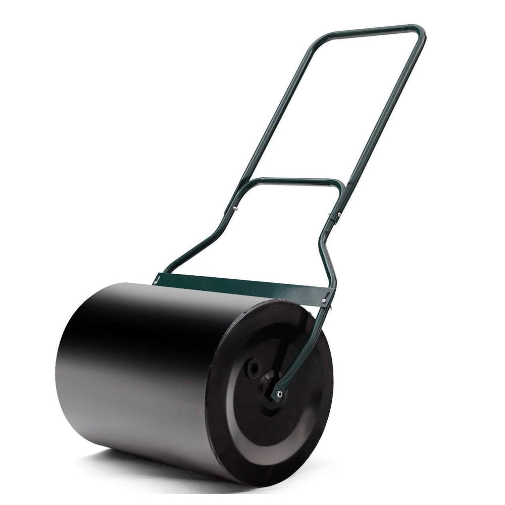 Lawn Roller Heavy Duty 16 Gallon 60L Steel Drum, Push Pull Tow Behind ...