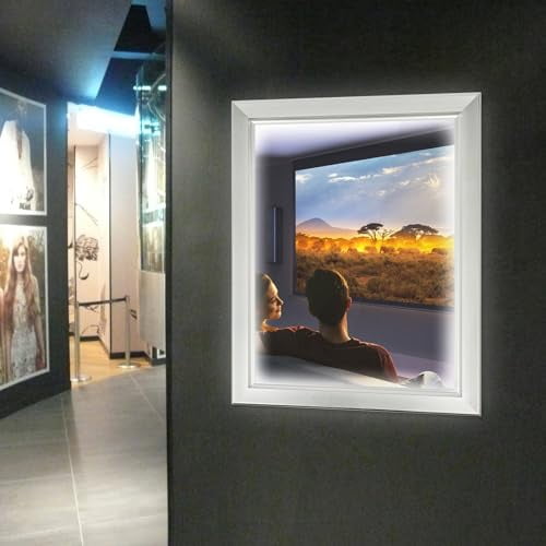 16 x 20 Inch Led Poster Frame Wall Mounted Magnetic Led Lightbox ...