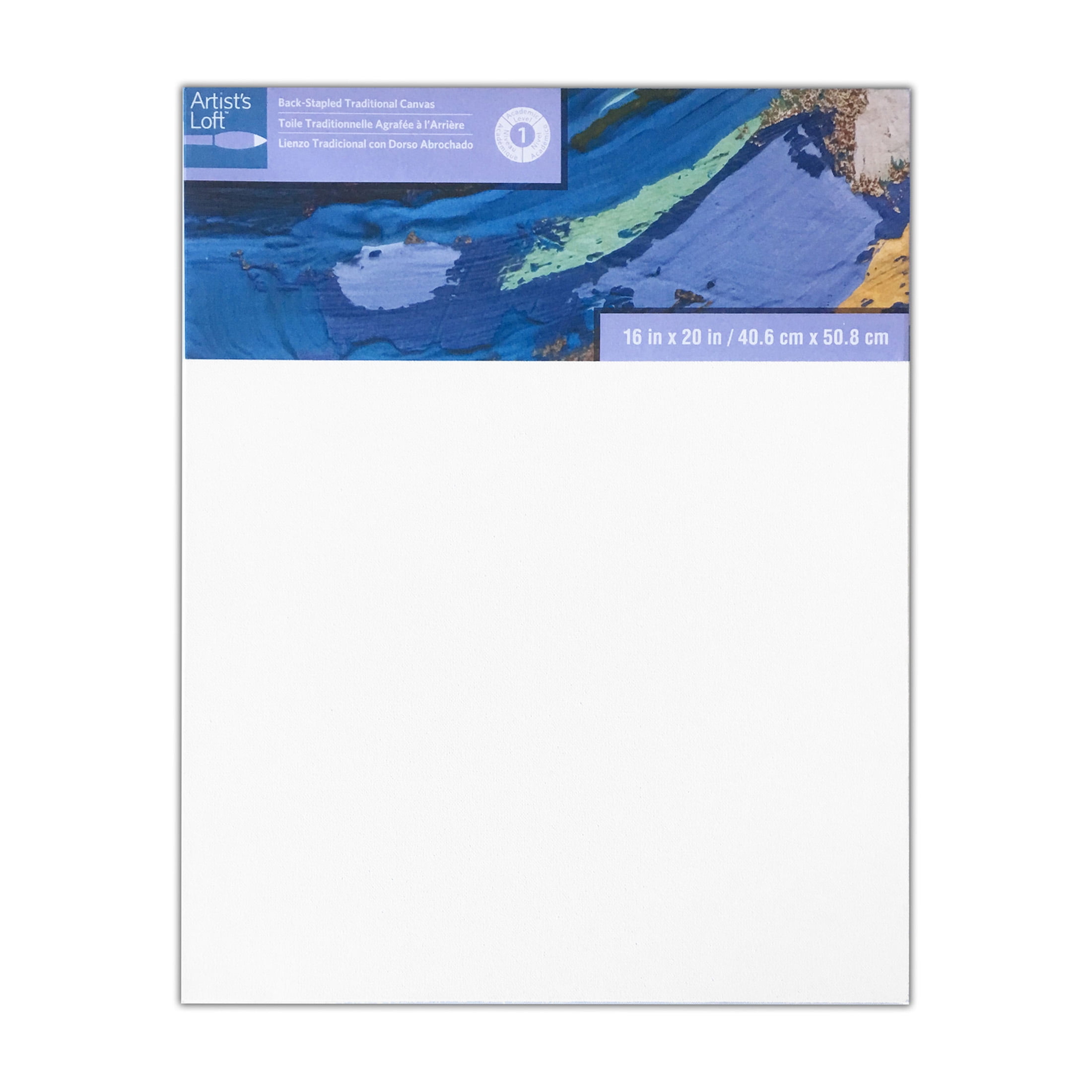 16" x 20" Level 1 Back Stapled Canvas by Artist's Loft - Archival ...