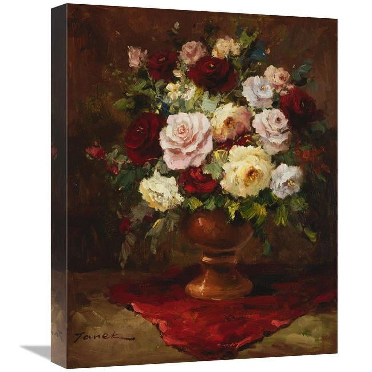 16 x 20 in. Classical Flower Arrangement Art Print - Janek - Walmart.com
