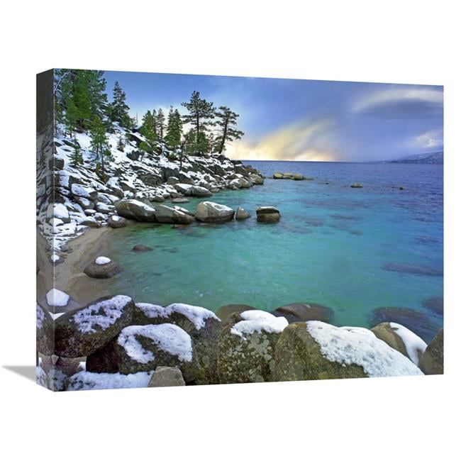 16 x 20 in. Hidden Beach & Memorial Point, Lake Tahoe, Nevada Art Print ...