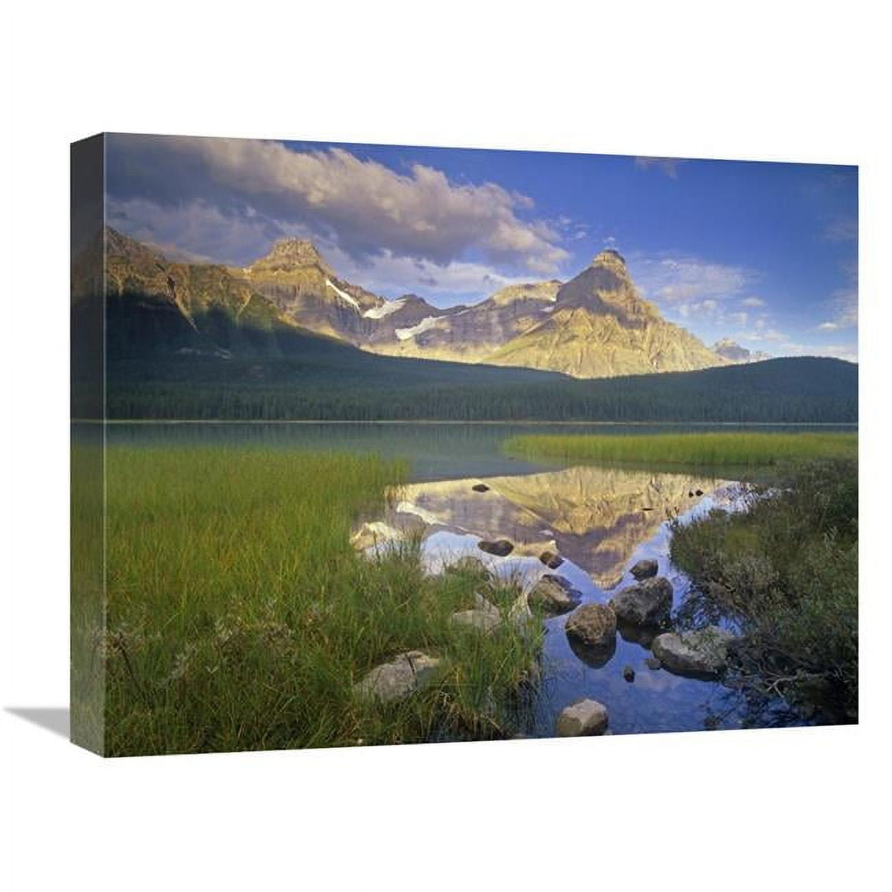 16 x 20 in. Howse Peak & Mount Chephren, Waterfowl Lake, Banff National ...