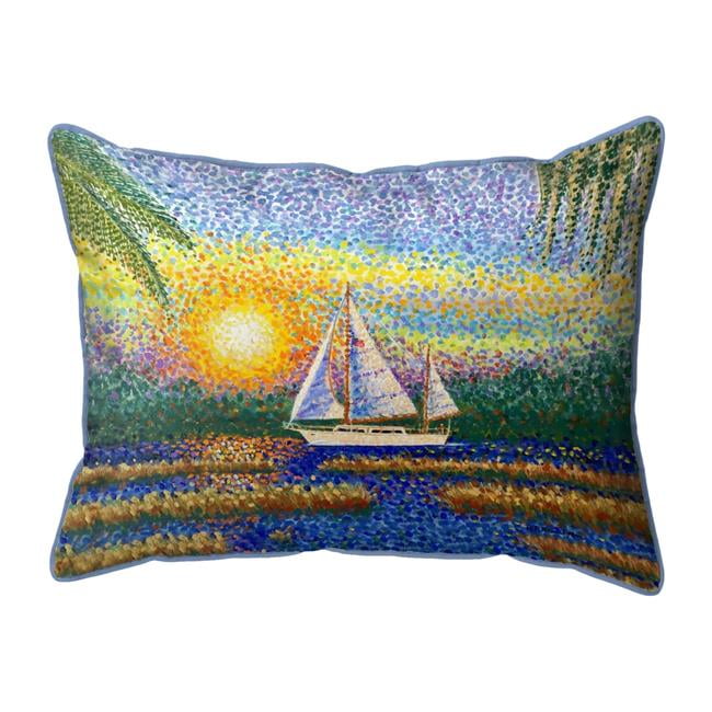 16 x 20 in. Marsh Sailing II Indoor & Outdoor Pillow - Large - Walmart.com