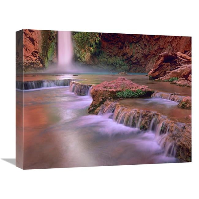 16 x 20 in. Mooney Falls Cascading Into Havasu Creek, Grand Canyon ...