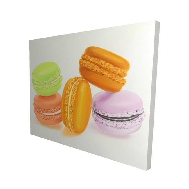 16 x 20 in. Small Bites of Macaroons-Print on Canvas - Walmart.com