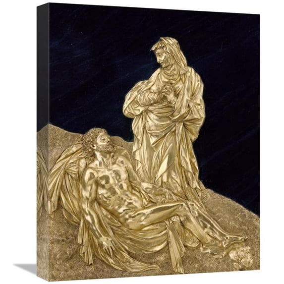 16 x 20 in. Virgin Mourning the Dead Christ Art Print - Cesare Targone ...