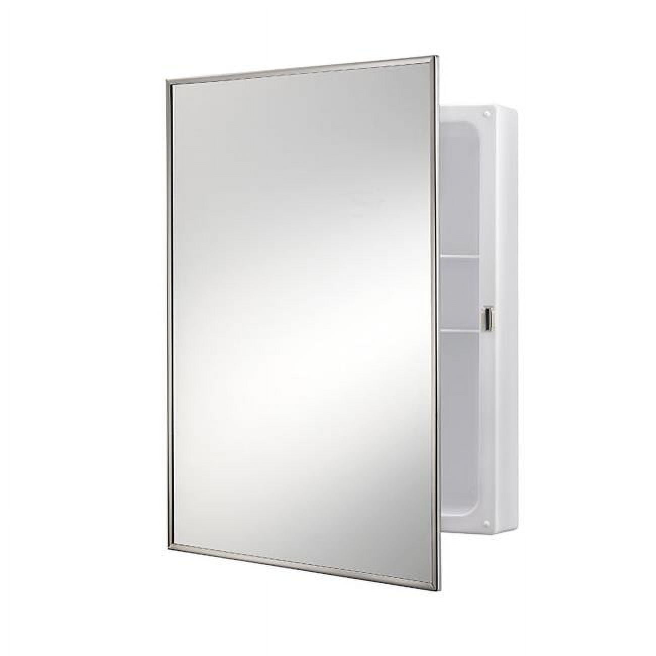 16 x 22 in. 1 Door Basic Styleline Recessed Classic Medicine Cabinet ...