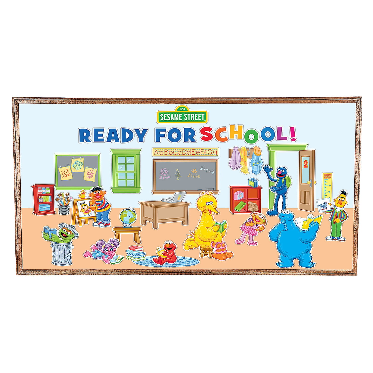 16" x 24 1/2" Sesame Street Classroom Bulletin Board Set - 11 Pc ...
