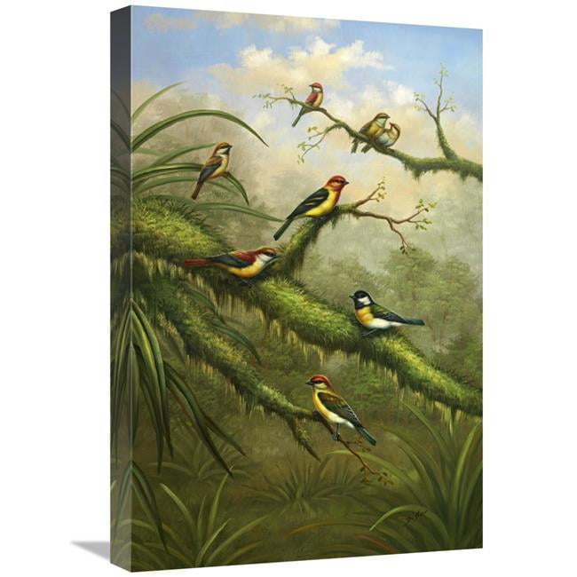 16 x 24 in. Afternoon Gathering I Art Print - Bilben - Walmart.com