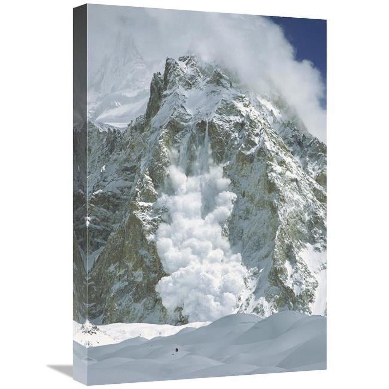 16 x 24 in. Avalanche Falling From Gasherbrum, Baltoro Glacier ...