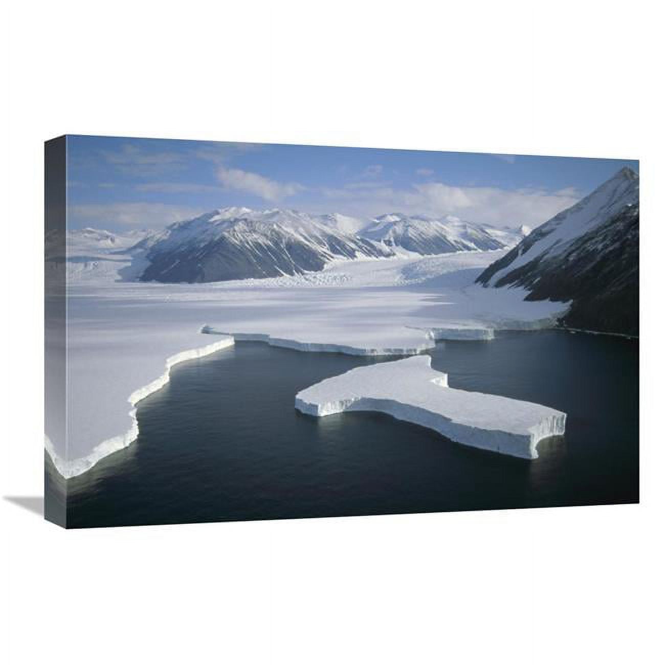 16 x 24 in. Dugdale & Murray Glaciers Descending Into Robertson Bay ...