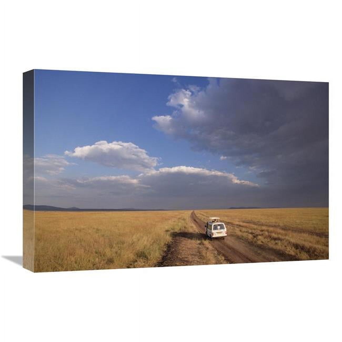 16 x 24 in. Ecotourists in the Serengeti Ecosystem, Kenya & Tanzania ...