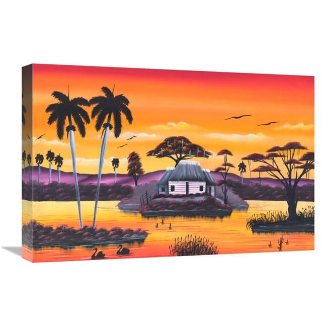 16 x 24 in. Jumby Village 3 Art Print - Felix Aloarez - Walmart.com