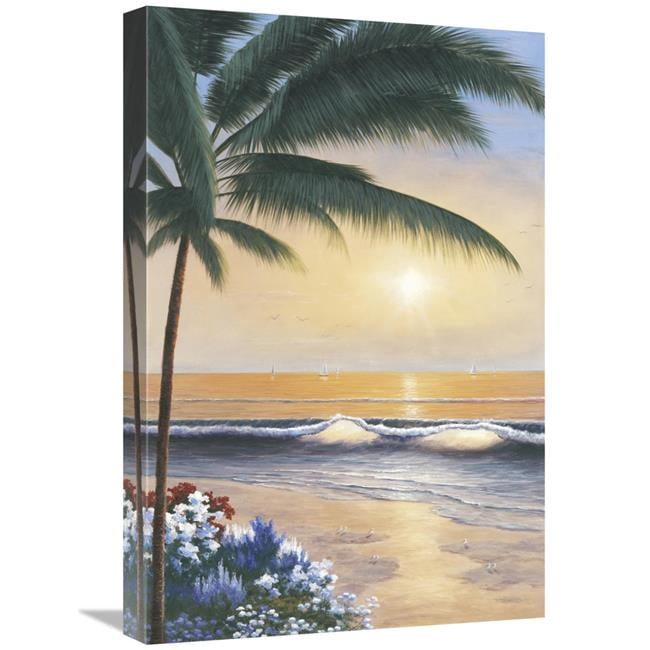 16 x 24 in. Palm Beach Sunrise Art Print - Diane Romanello - Walmart.com