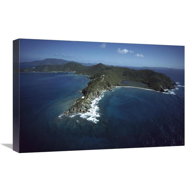 16 x 24 in. Privateer Point, VIrgin Islands National Park, St John ...