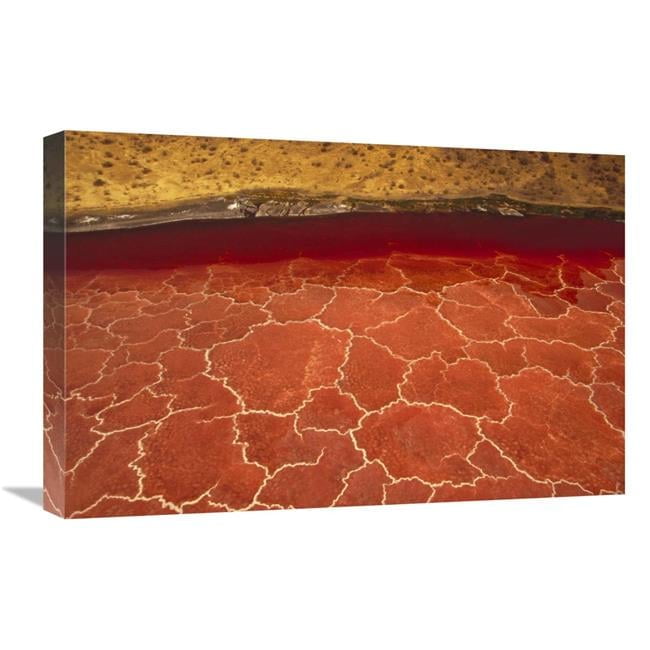 16 x 24 in. Soda Formations on the Surface of Lake Natron, Tanzania ...