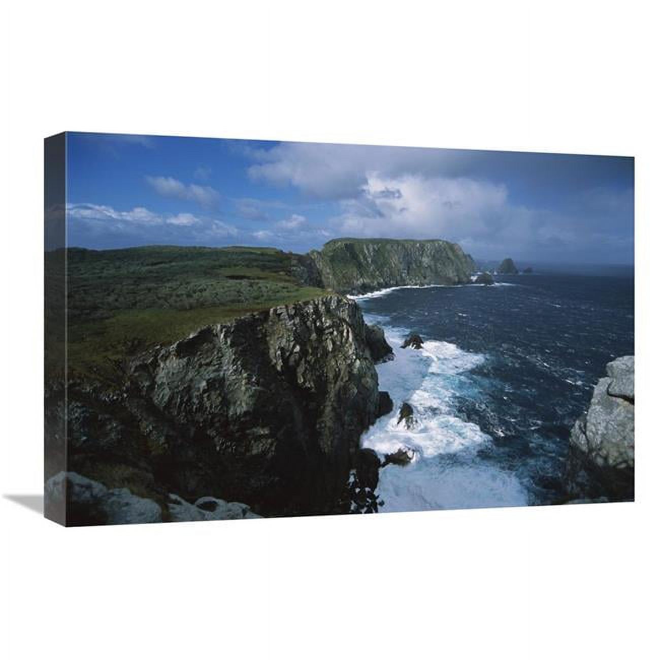 16 x 24 in. Southwest Promontory & Adjacent Sea Stacks, Snares Islands ...