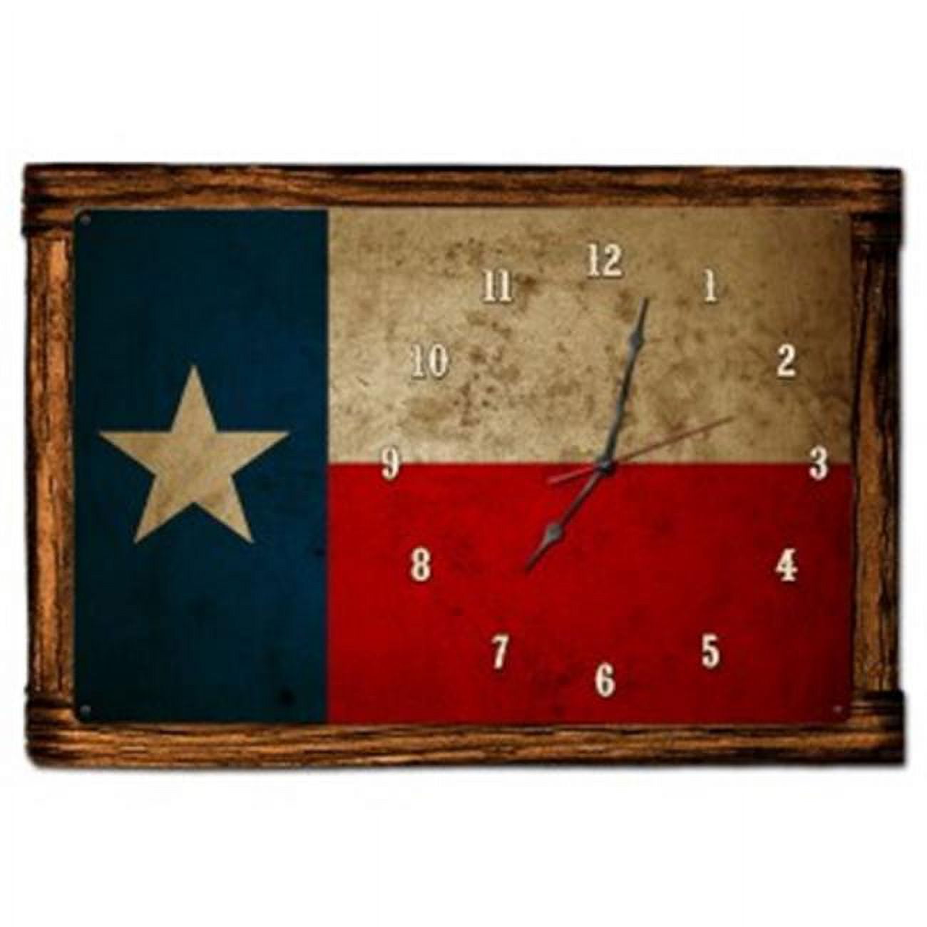 16 x 24 in. Texas Flag Clock - Walmart.com