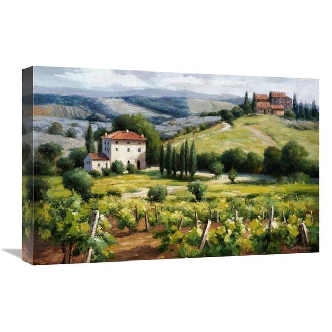 16 x 24 in. Vineyard Trail Art Print - Combe - Walmart.com