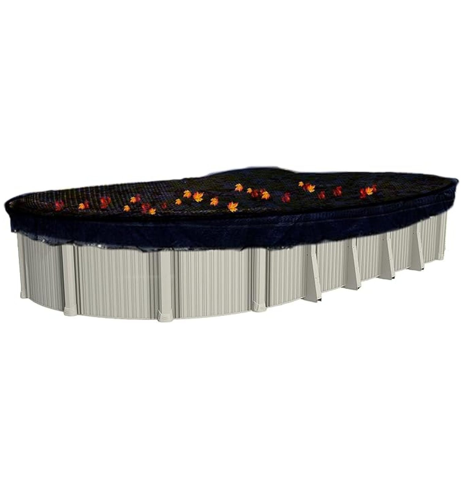 16' x 25' Oval Leaf Net Cover for Above Ground Swimming Pools - Removes ...