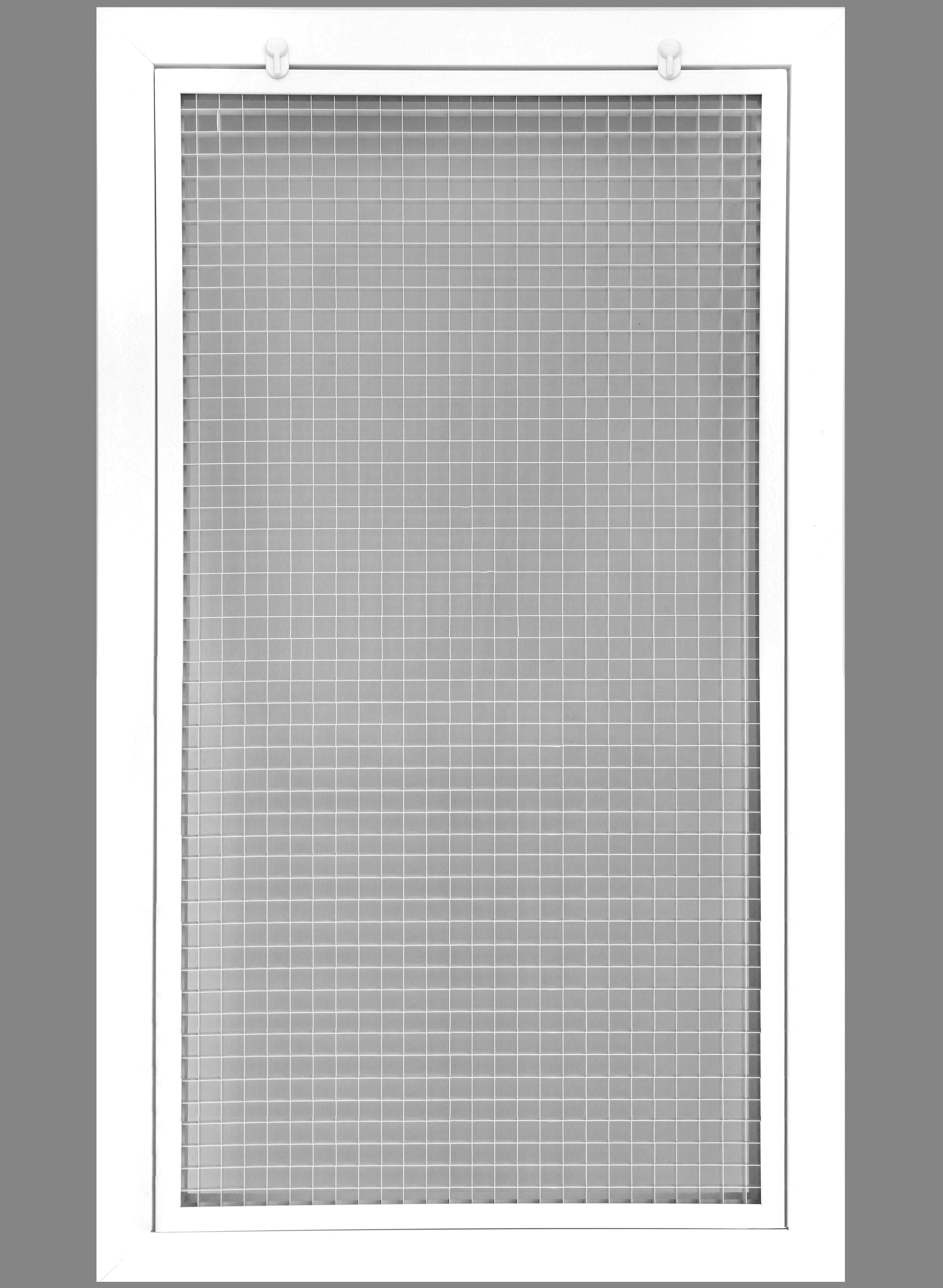 16" x 32" Cube Core Eggcrate Return Air Filter Grille for 1" Filter ...