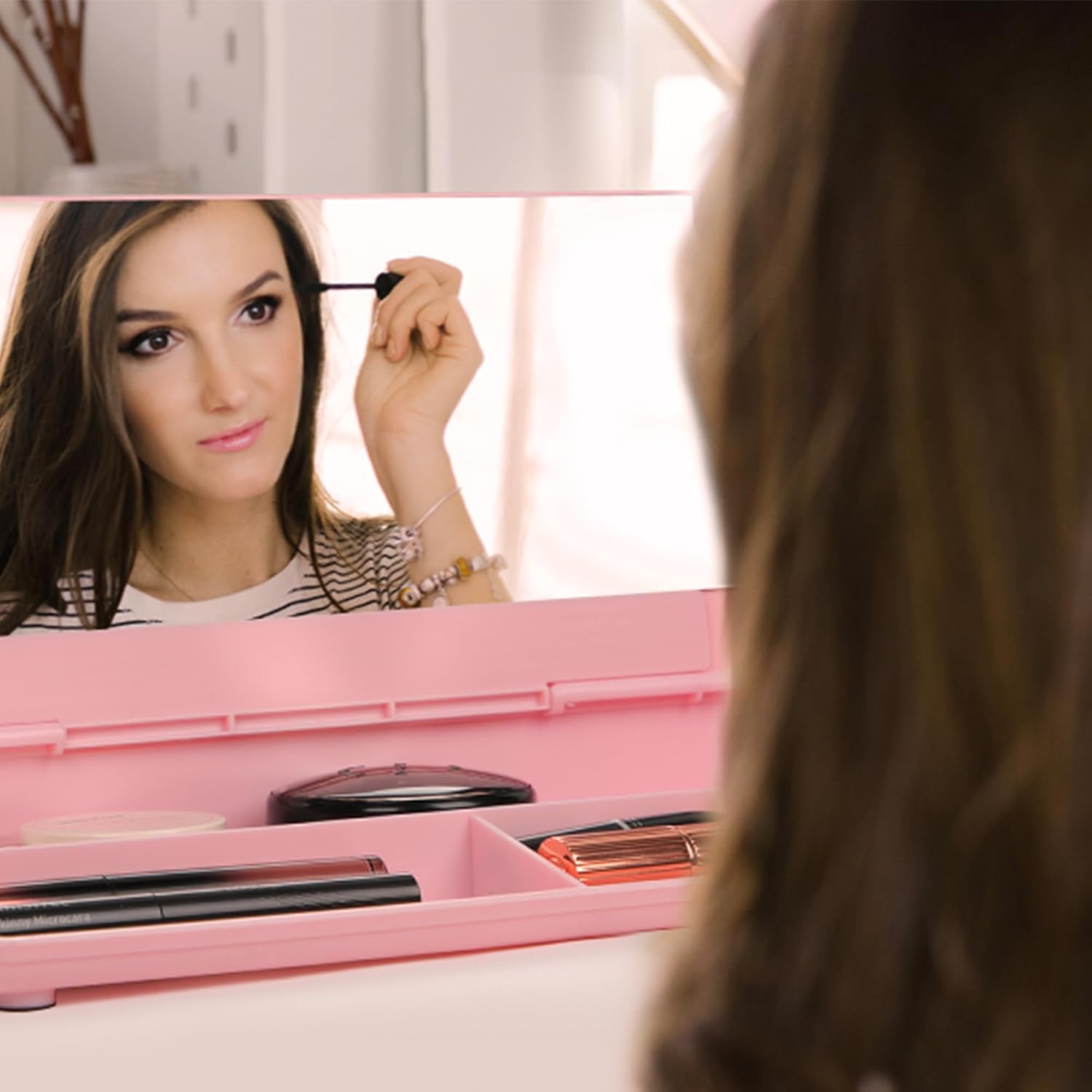 16'' x 7'' Desktop Whiteboard with Fast Charger Station & Adjustable ...