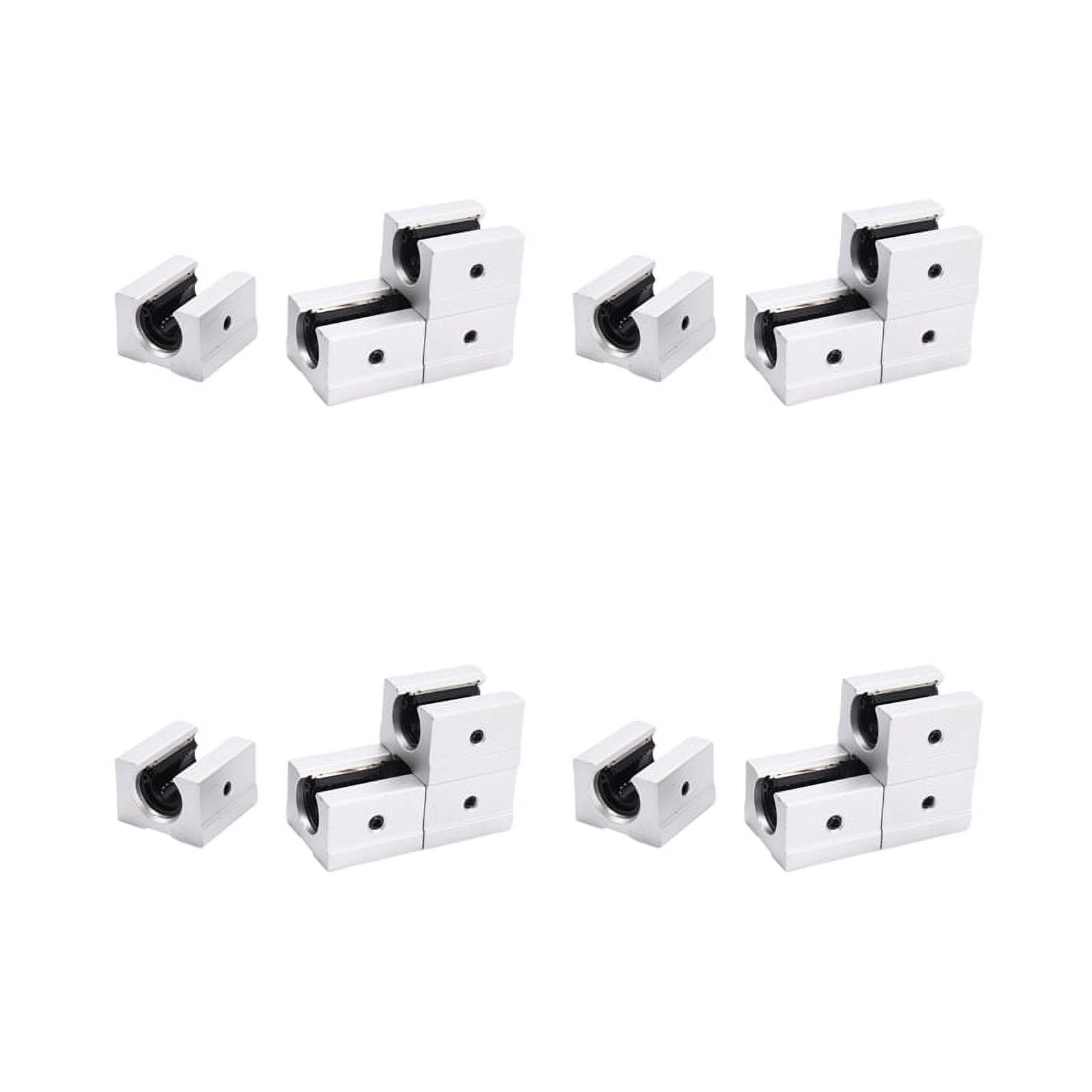 16 x SBR12UU 12mm Aluminum Linear Motion Router Block, Silver - Walmart.com