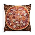 16"x16" Cushion Case Pizza Decorative Square Pillowcase Cushion Case ...