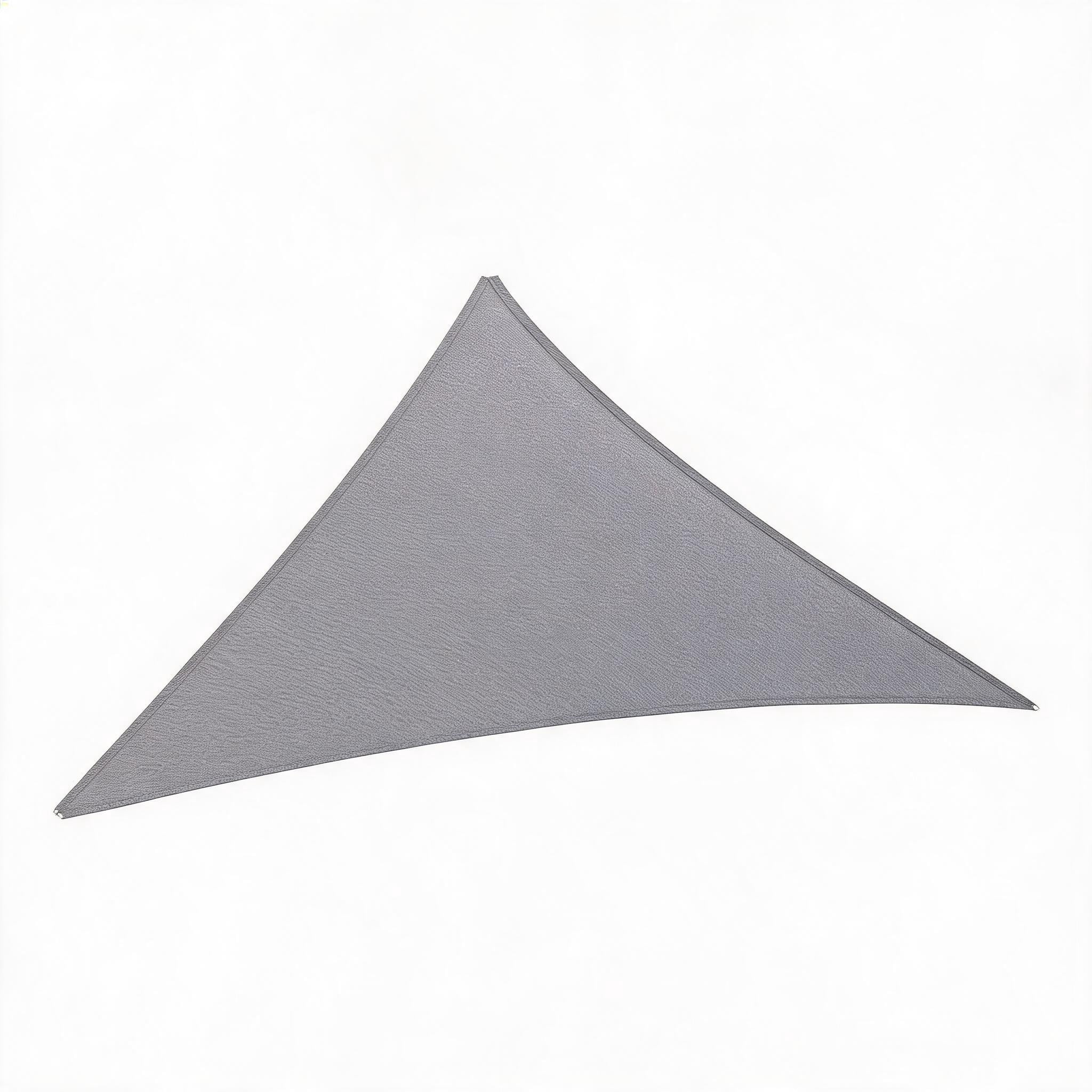 16'x16'x16' Triangle Shade Sail, 185gsm HDPE Sun Shade Canopy with UV ...