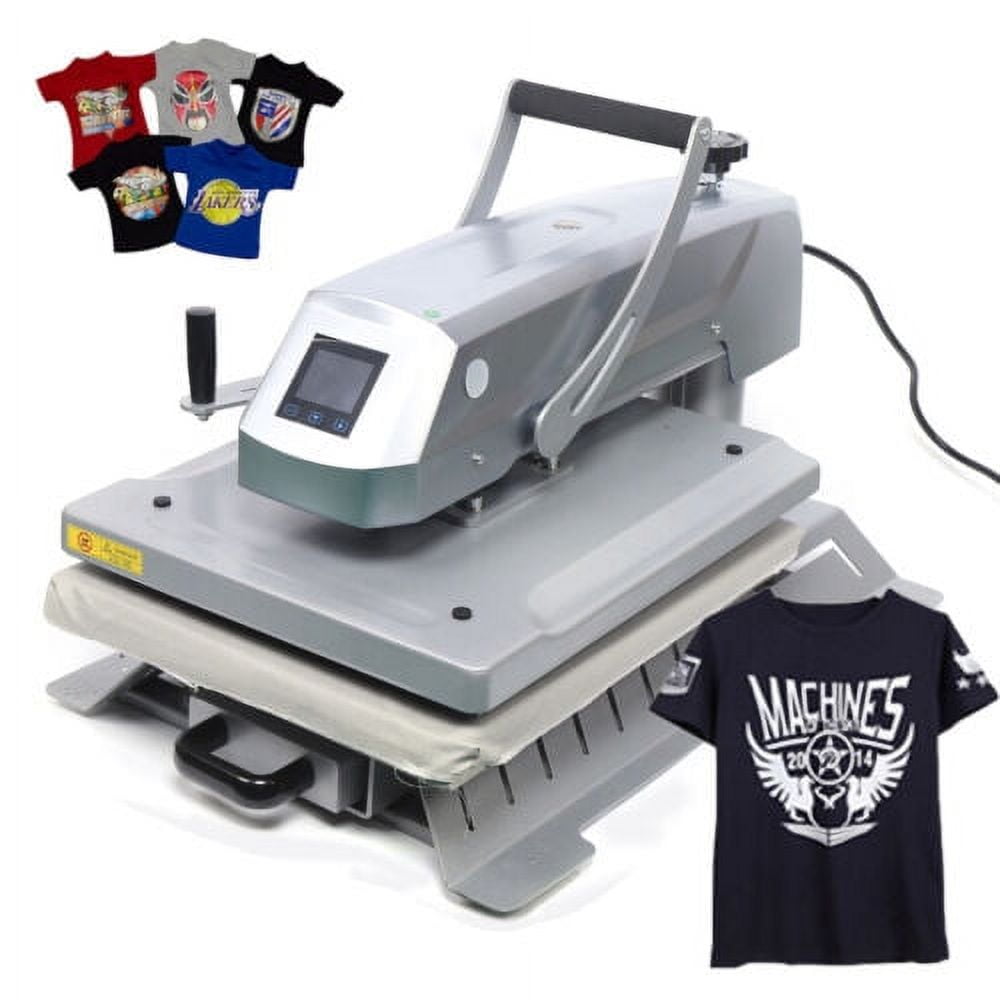 16"x20" Combo T-Shirt Heat Press Transfer Machine Sublimation Swing ...