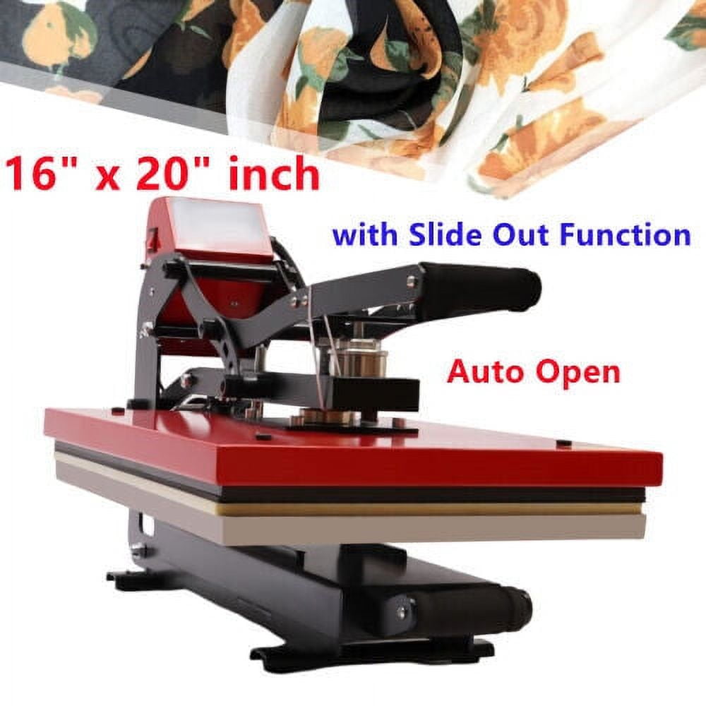 16"x20" US Magnetic semi-Automatic Heat Press Machine - 5 in 1 Digital ...