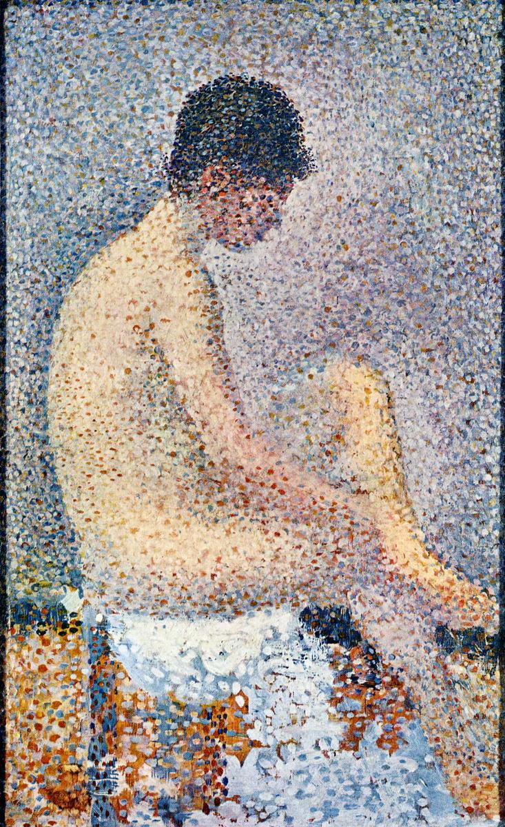 16"x27" Fine Art Quality Poster: Model in Profile - Georges Seurat ...