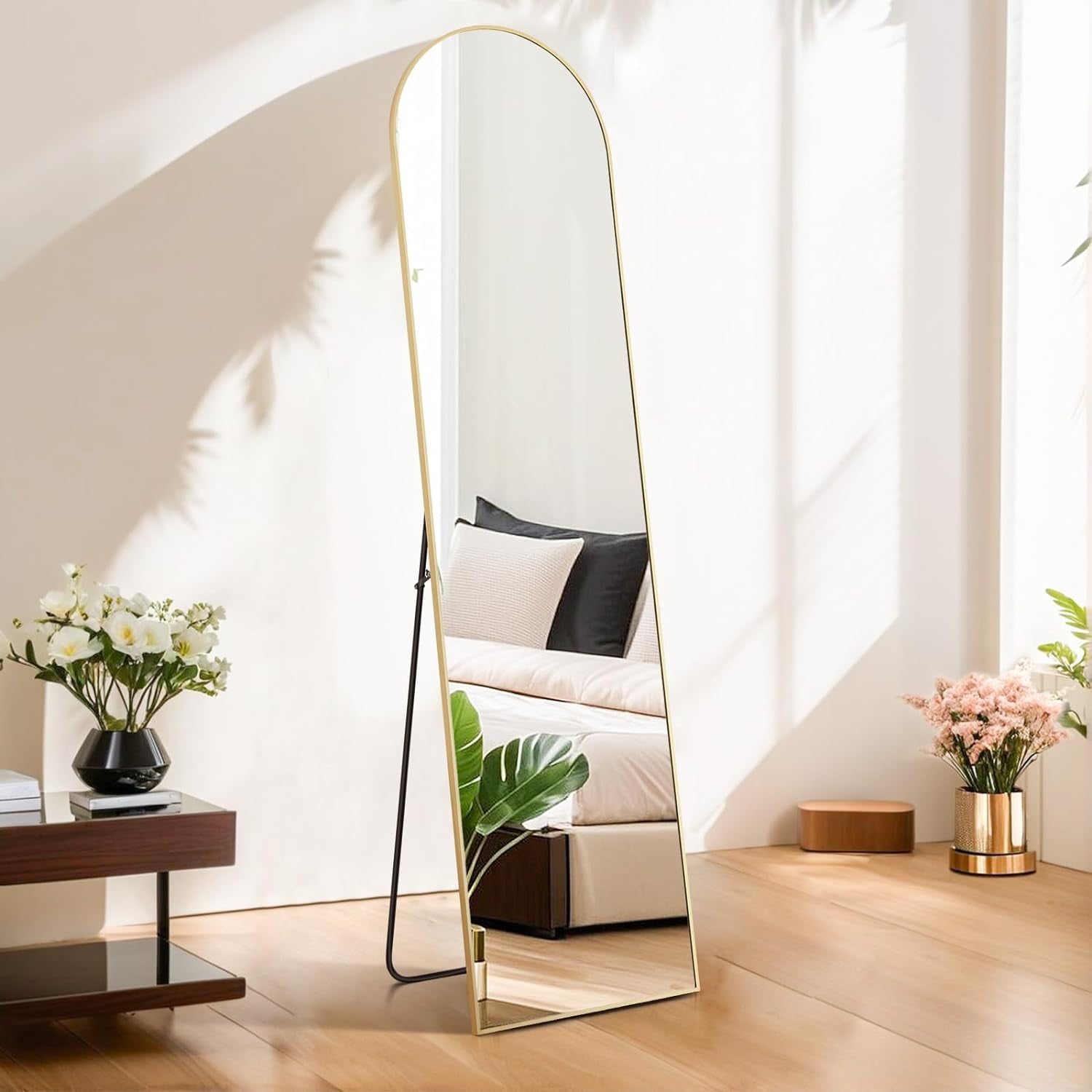16"x59" Arched Mirror Full Length, Body Wall Mirrors with Shatter-Proof ...