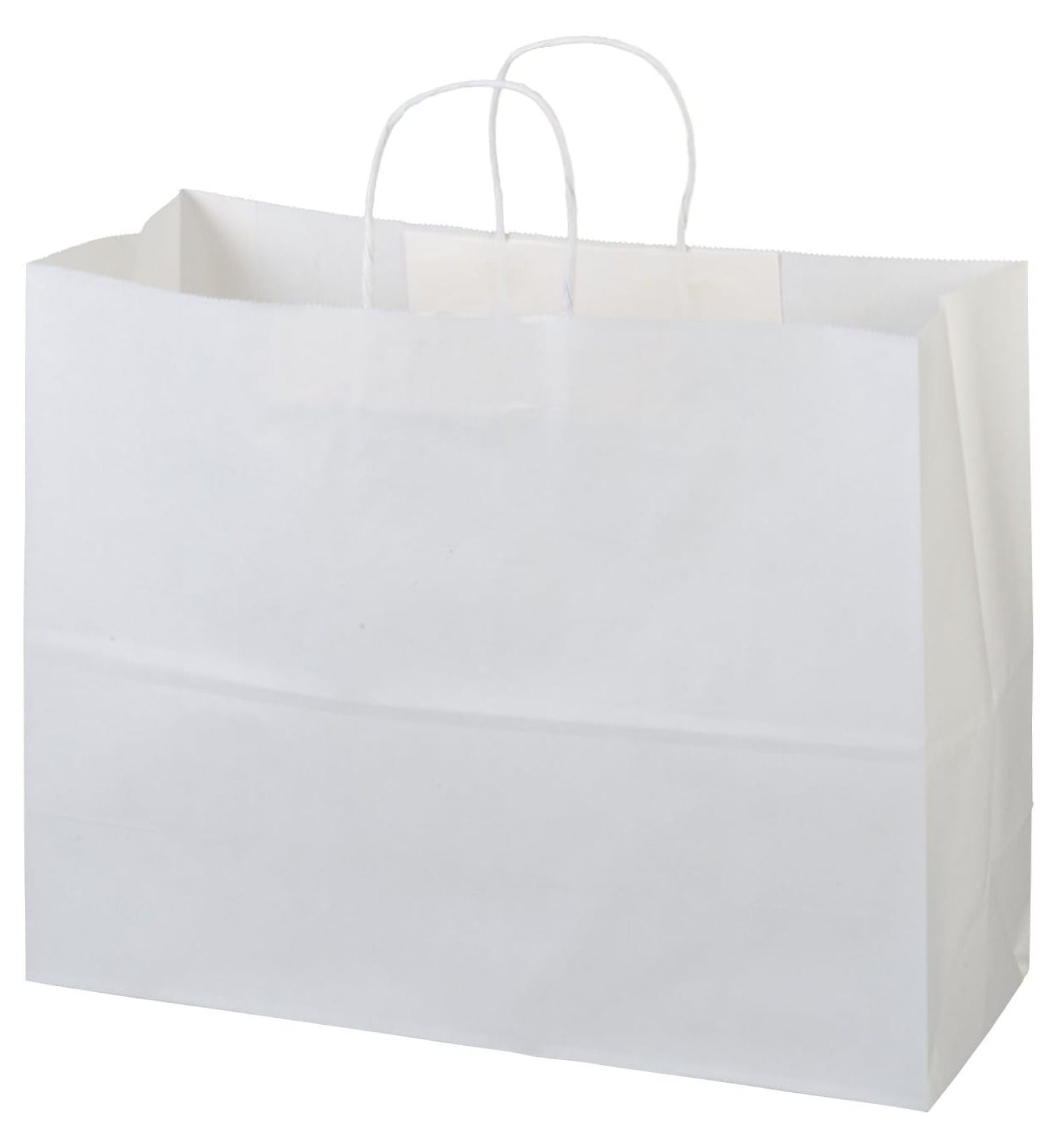 16"x6"x12" - 50 Pcs -LoWyiL White Paper Bags Shopping Merchandise Party ...
