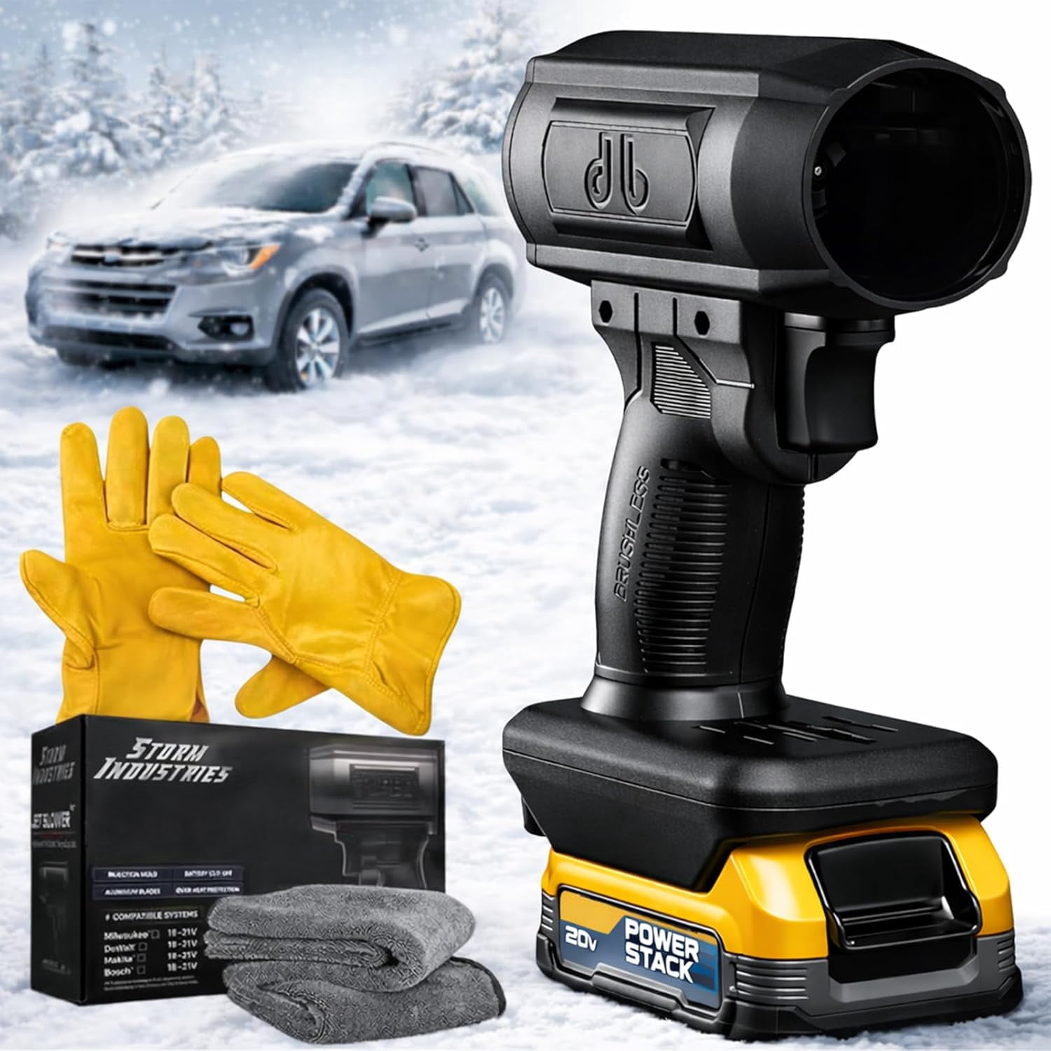 160,000 RPM Jet Blower 2.0-2026 Upgraded 200 Mph Electric Cordless Jet ...