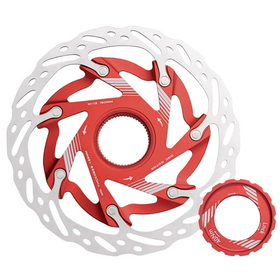 160/140mm Central Locking Bike Brake Rotor Hollow Road Bike Brake Rotor ...