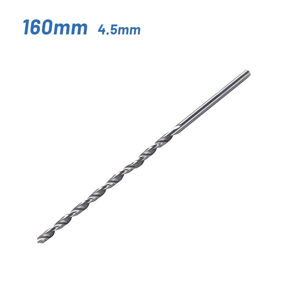 160/200mm Extra Long High Speed Steel Drill Bit 1pc Round Shank ...
