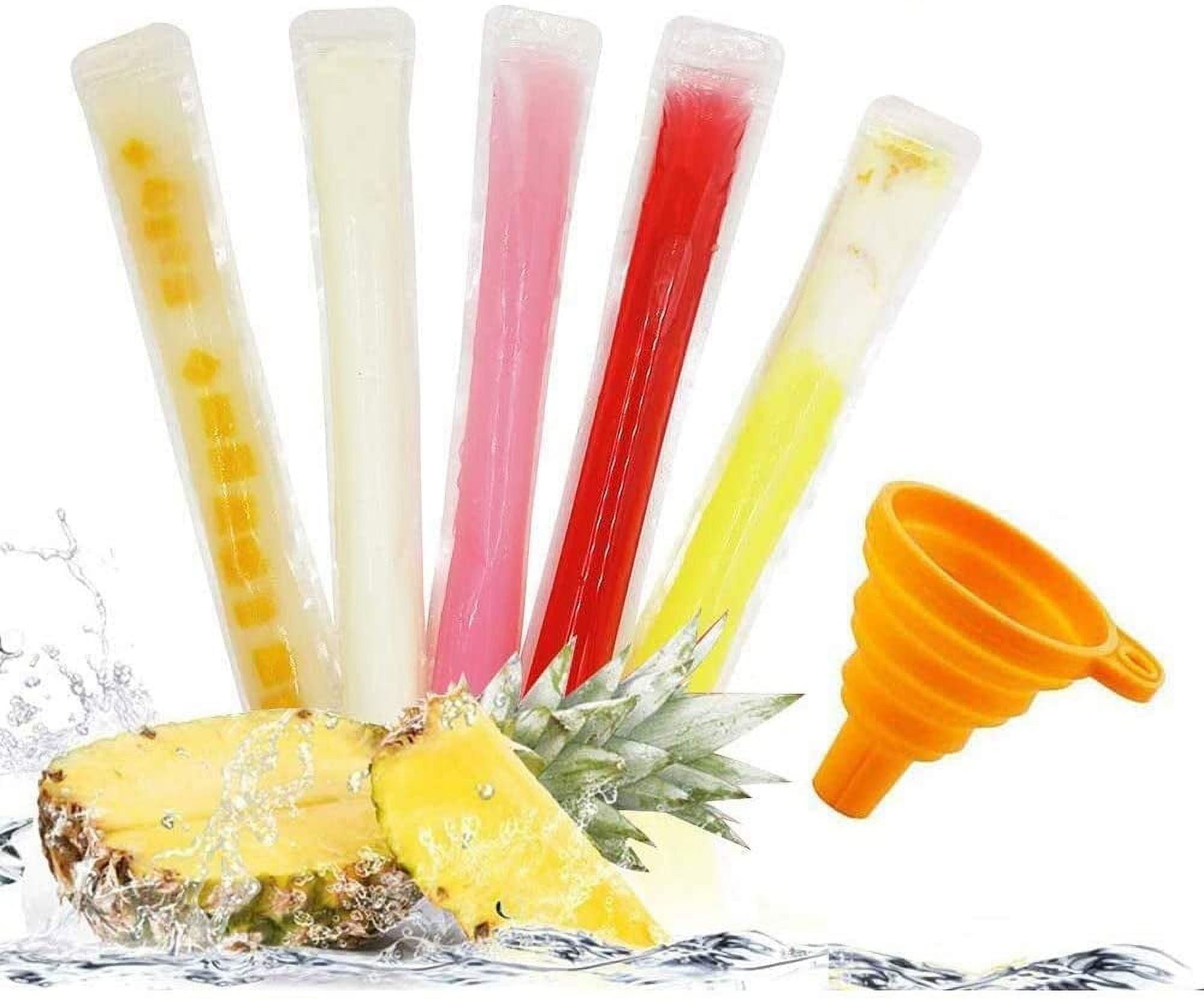 160 Disposable Ice Popsicle Mold Bags| BPA Free Freezer Tubes With Zip ...