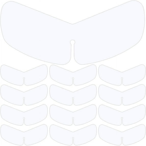 160 PCS Plastic Dress Shirt Collar Inserts 3.7x1.6inch Clear Shirt ...