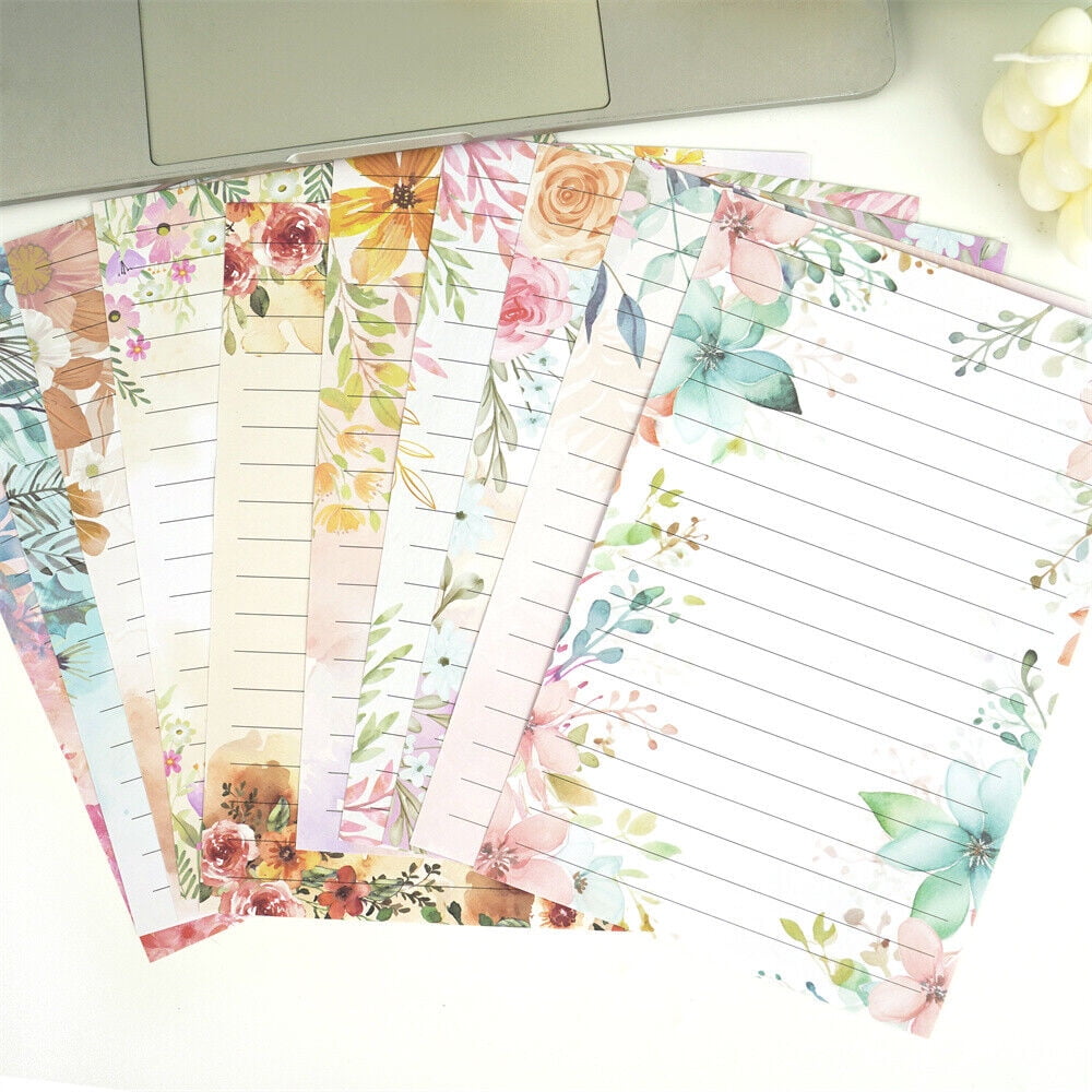 160 Packs Stationery Paper Set,50 Stationery Writing Papers 50 Matching ...