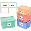 160 Pcs Labels for Storage Bins,6 X 4 Inch Storage Bin Labels Large ...